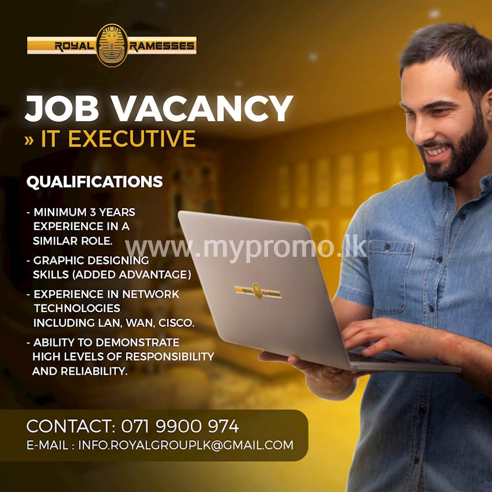 IT Executive at Hotel Royal Ramesses