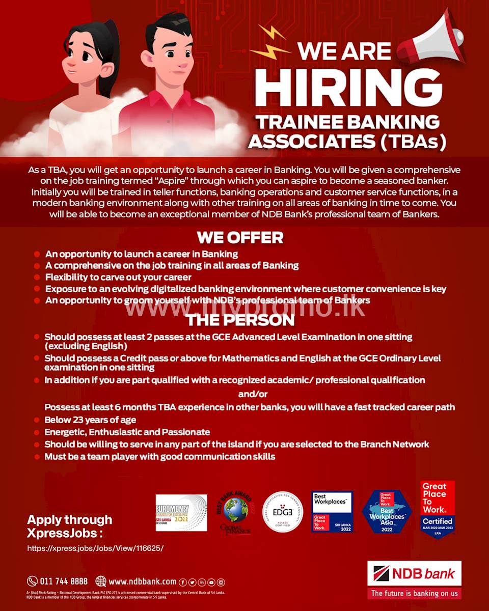 Trainee Banking Associate at National Development Bank