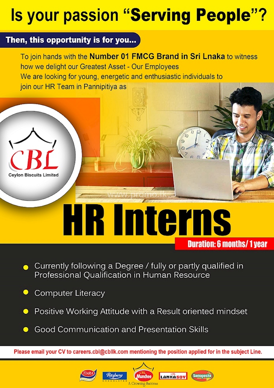 HR Interns at Ceylon Biscuits