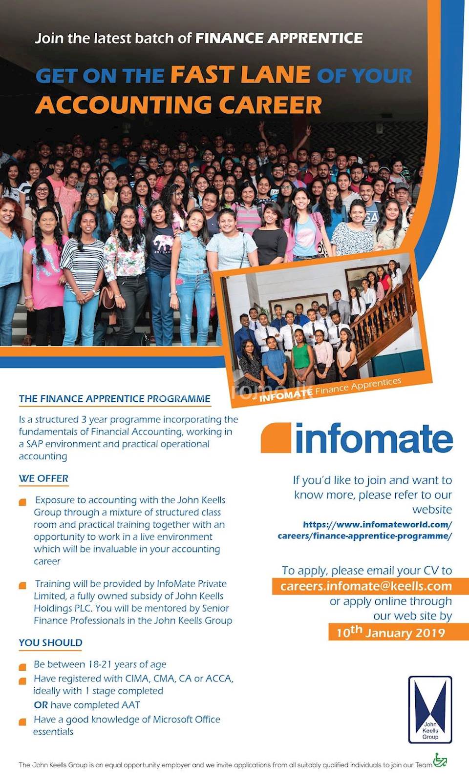 Finance Apprentice at InfoMate