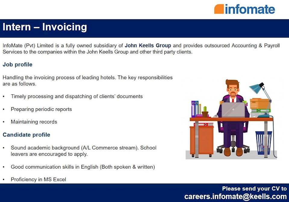 Intern - Invoicing at InfoMate