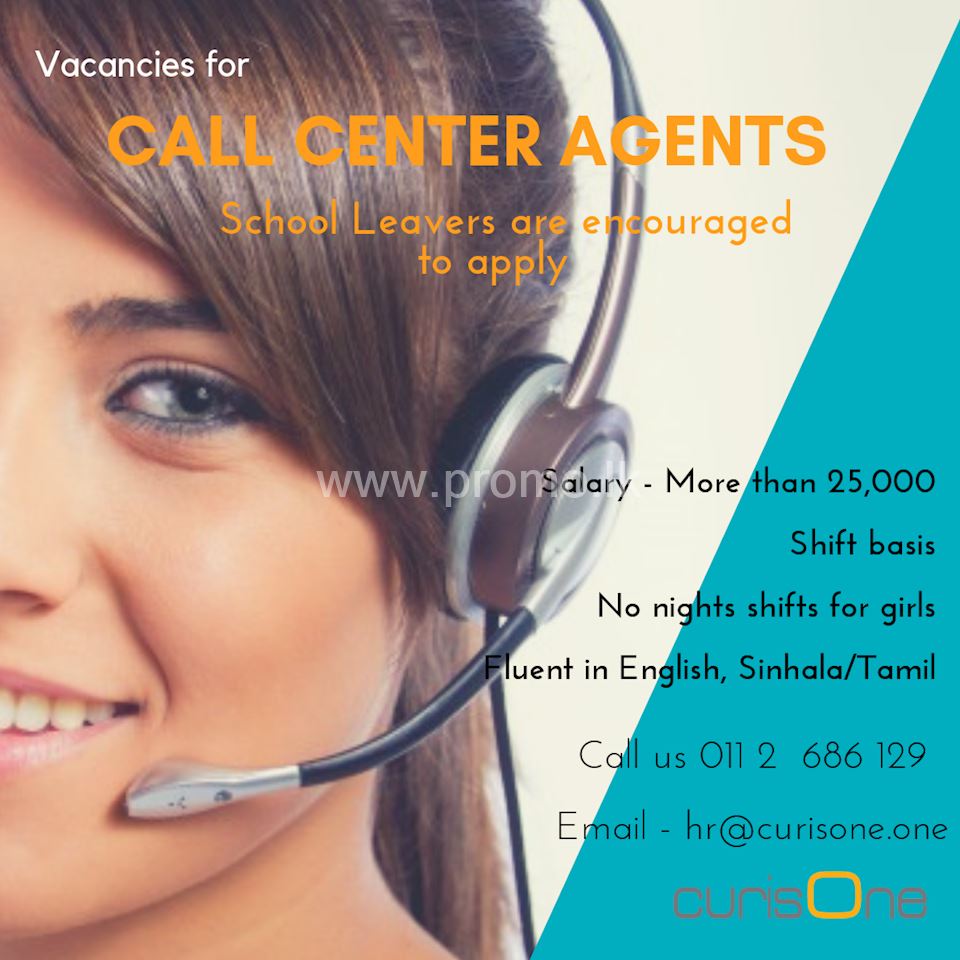 Call Center Agents at CurisOne (Pvt) Ltd