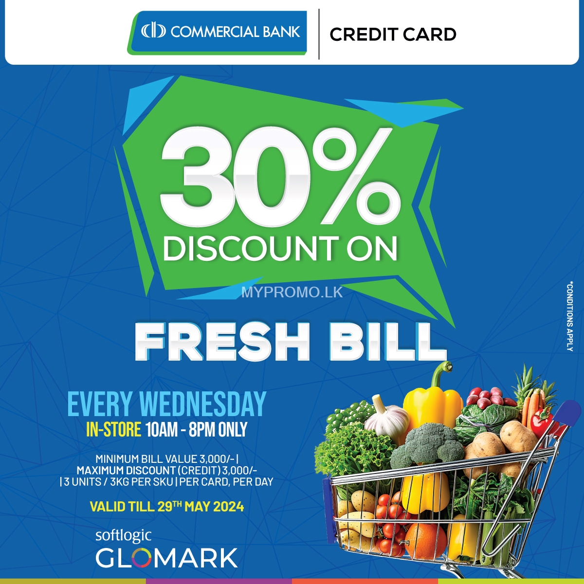 Enjoy up to 30% DISCOUNT with ComBank Cards on Fresh Vegetables, Fruits ...