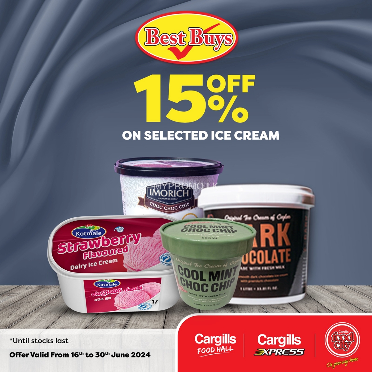 15% Off on selected ice cream at Cargills Food City | Cargills Food City