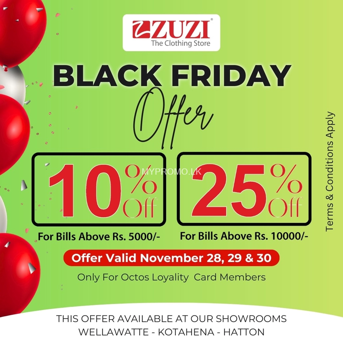 ZUZI Black Friday Offers 2025 – Save 10% and 25% on Clothing Bills | ZUZI