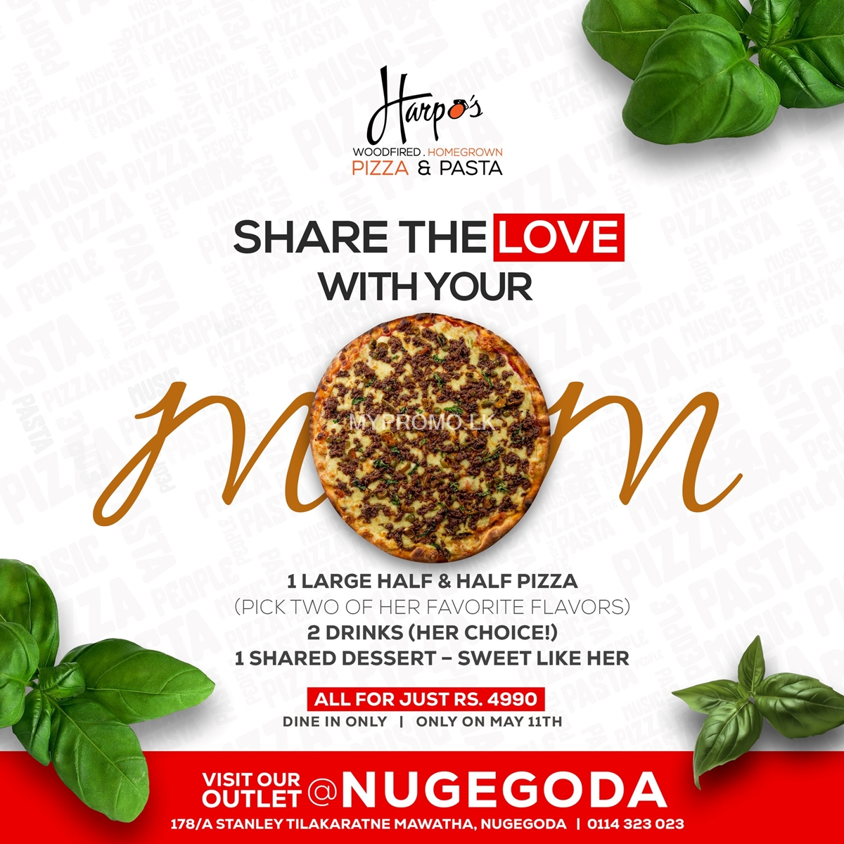 Mother's Day at Harpo's Pizza | Harpo's Pizza