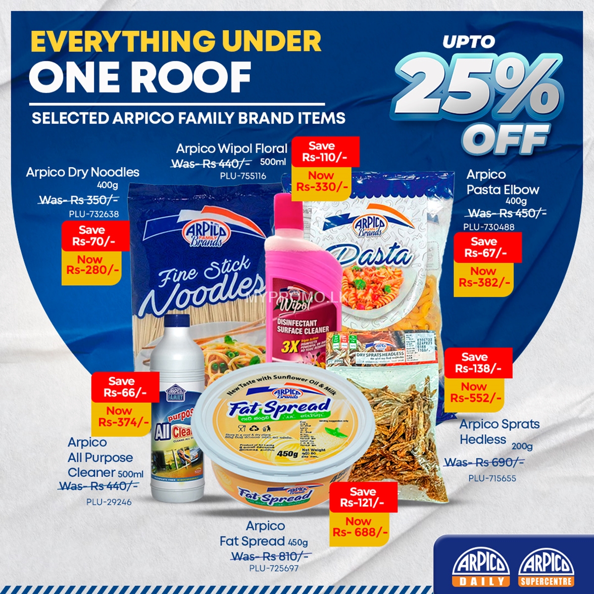 Up to 25% Off on selected arpico family brand items at Arpico Super ...