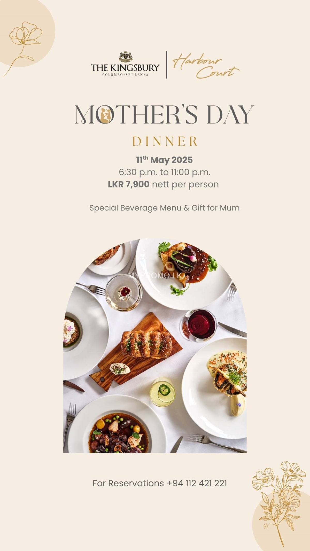 Mother's Day Dinner at The Kingsbury Hotel | The Kingsbury Hotel