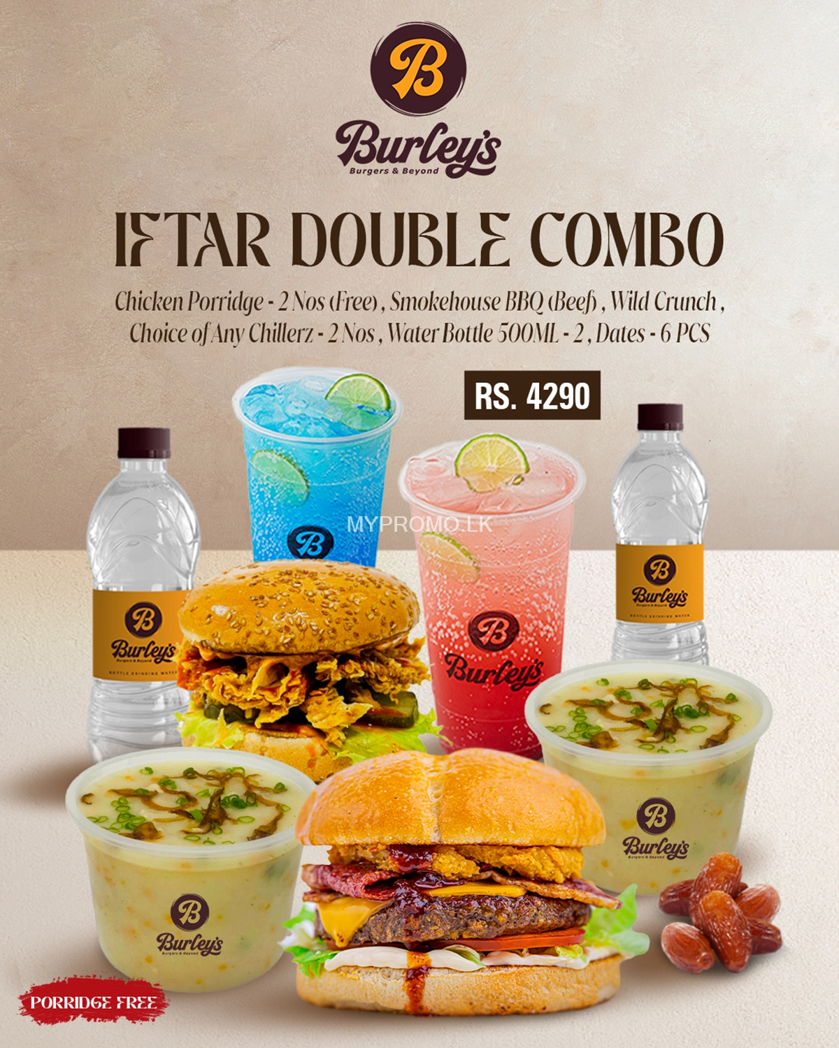 Iftar Combos at Burley’s - Burgers & Beyond | Burley’s - Burgers & Beyond