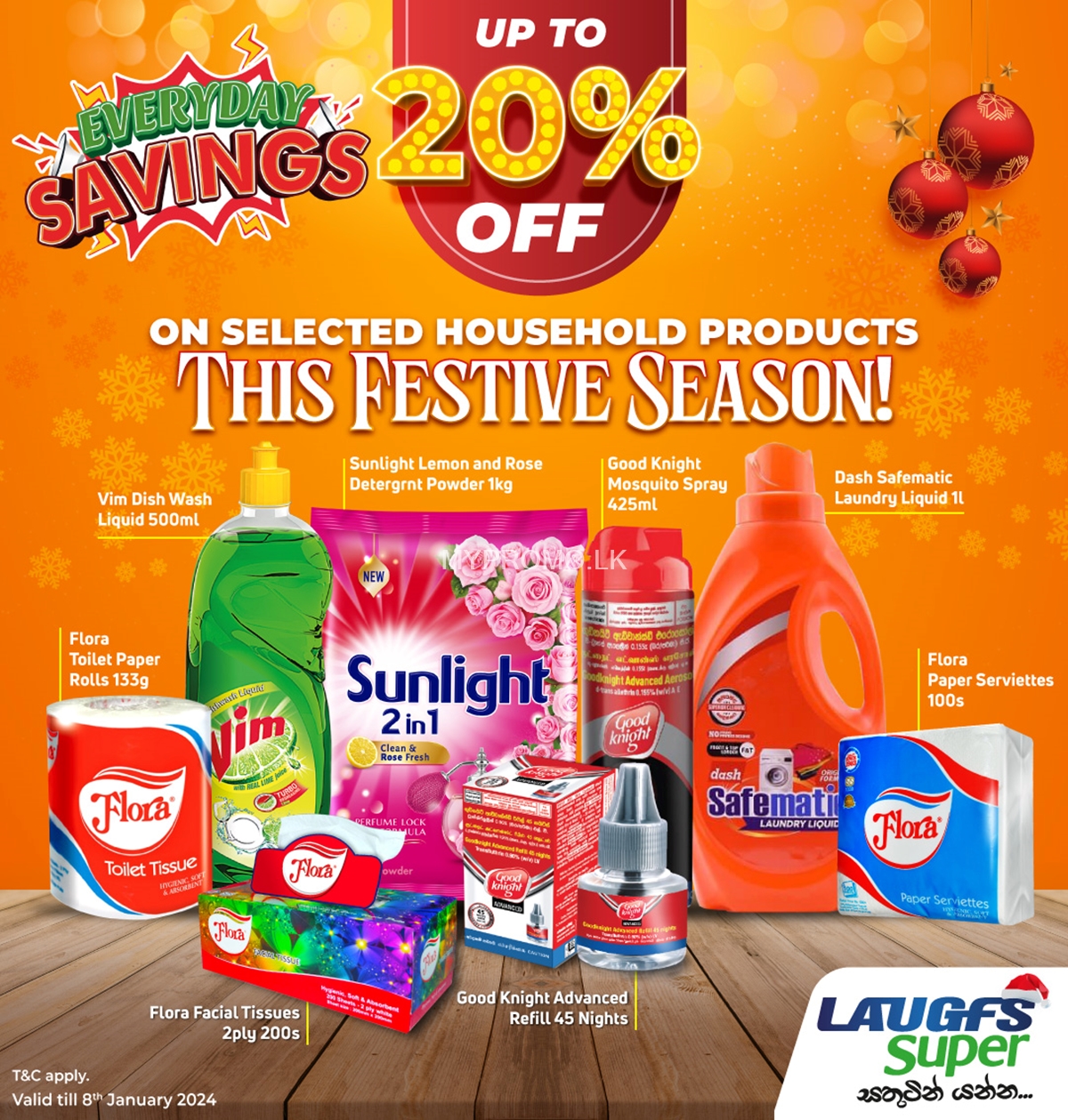 Get up to 20% off on selected household Products at LAUGFS Super ...