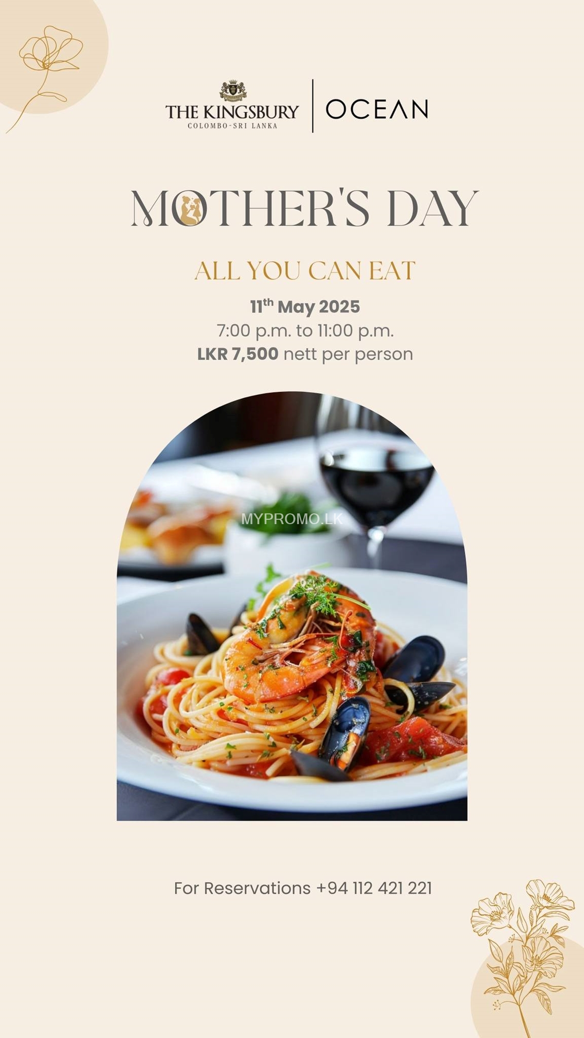 Mother's Day All You Can Eat at Ocean, The Kingsbury Hotel | The ...
