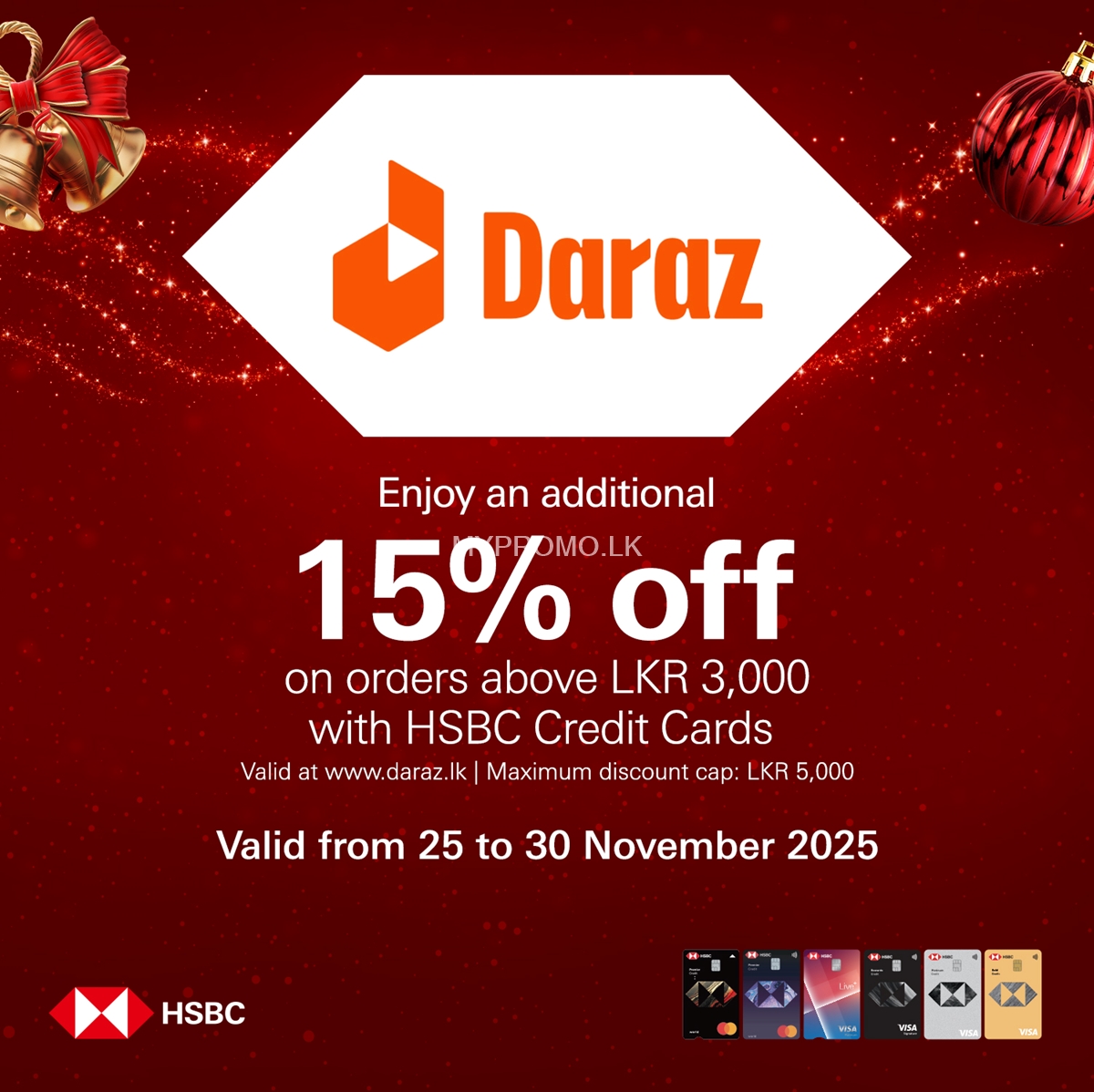 Daraz x HSBC Black Friday 2025 – 15% Off on Orders Above LKR 3,000 ...