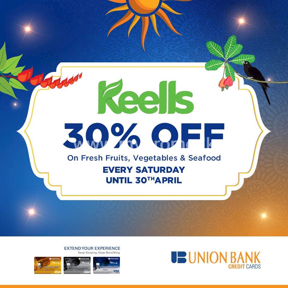 30% off on Fresh Fruits, Vegetables & Seafood for Union Bank Credit ...