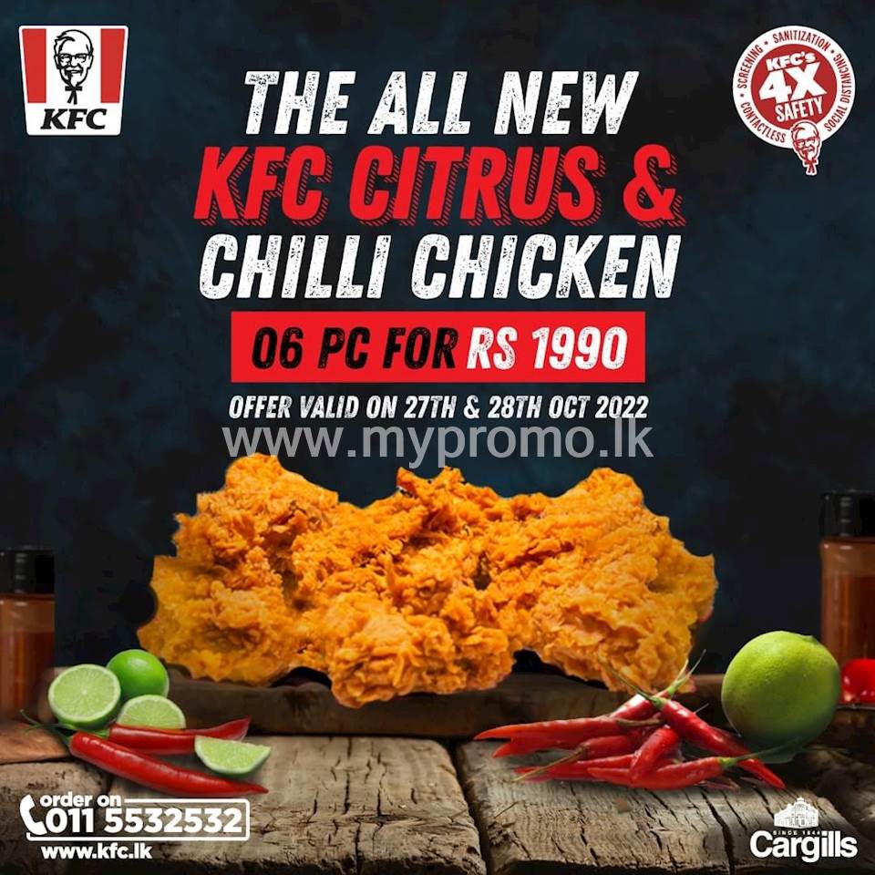THE ALL NEW KFC CITRUS & CHILLI CHICKEN