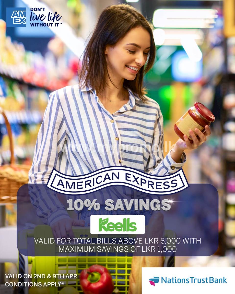 Shop for your daily essentials at Keells and enjoy 10% savings on the ...