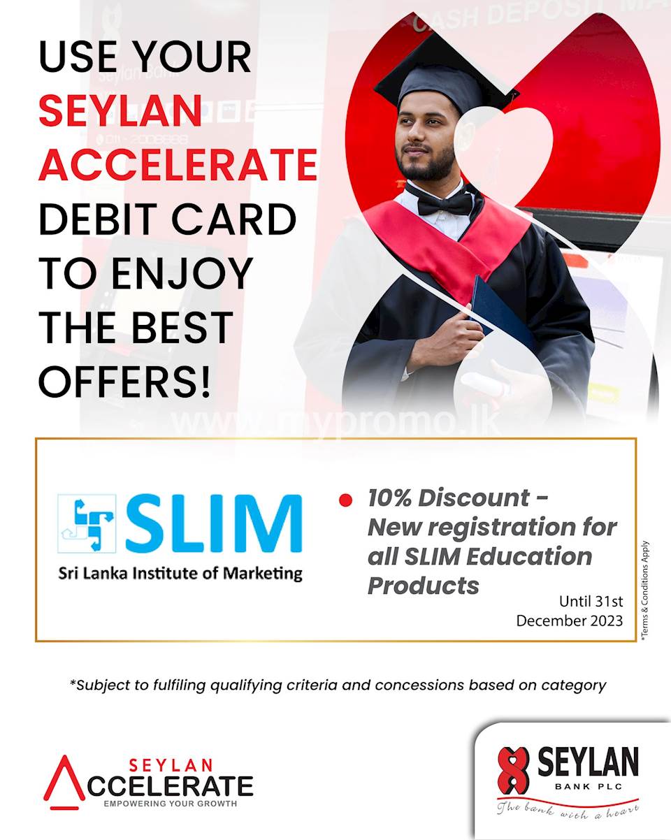 Get a 10% discount for new registration for all SLIM Education products ...