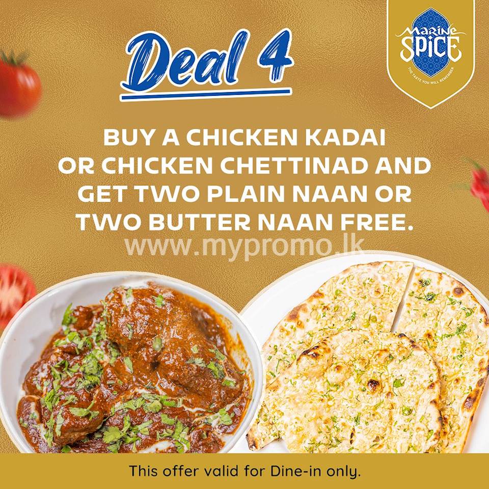 Deal 4 at Marine Spice