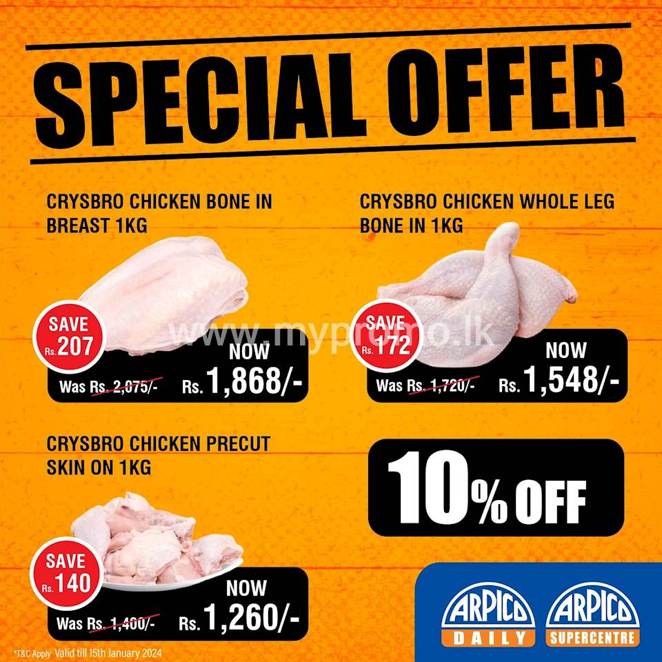 Enjoy 10% off exclusive offer on Crysbro chicken range, available at ...