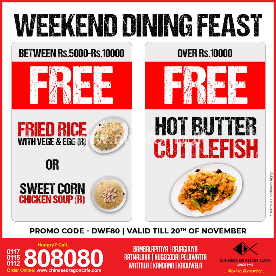 Weekend Dining Fiesta!