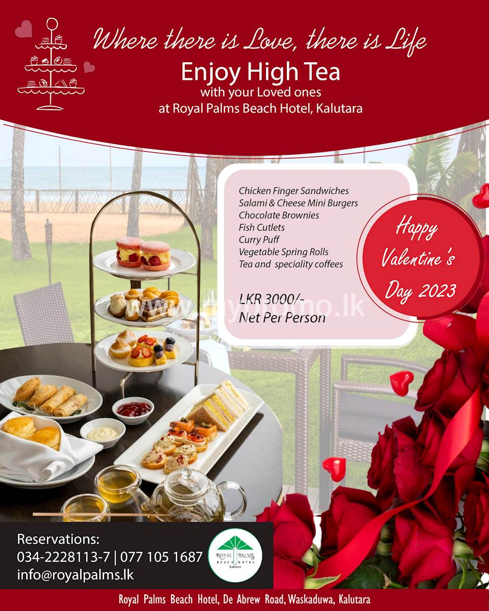 Special Valentine's High Tea at Royal Palms!