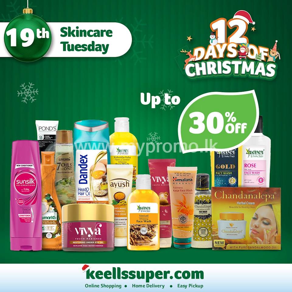 Skincare Tuesday: Up to 30% off at Keells