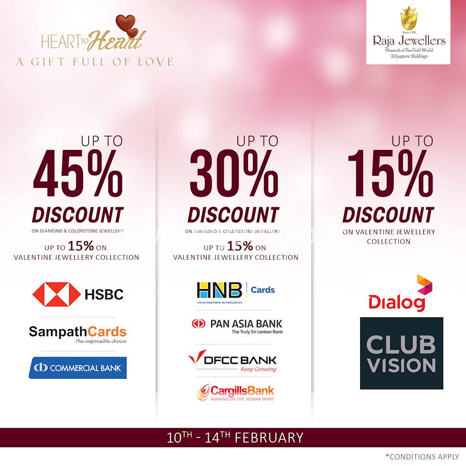Up to 45% discount on selected credit cards at Raja Jewellers