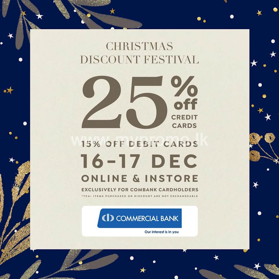 Enjoy up to 25% off with Combank Cards at Mondy