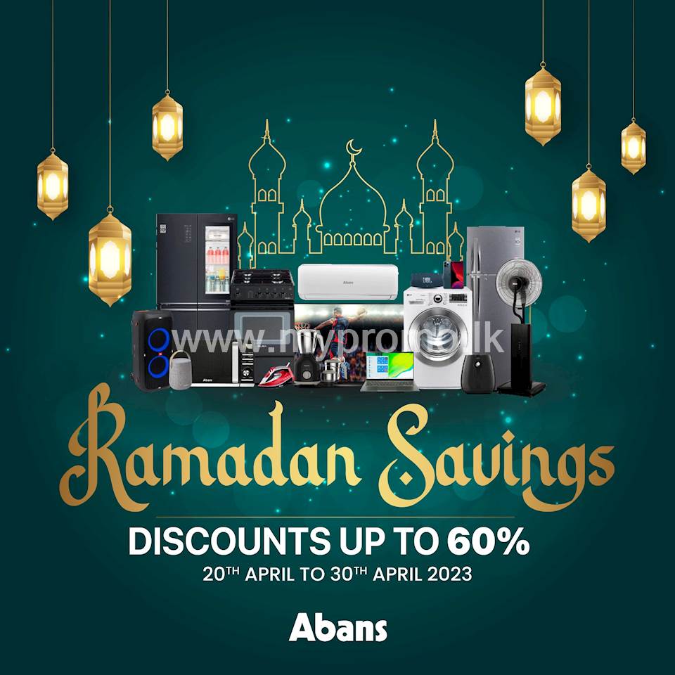 Enjoy up to 60% off on selected products at Abans