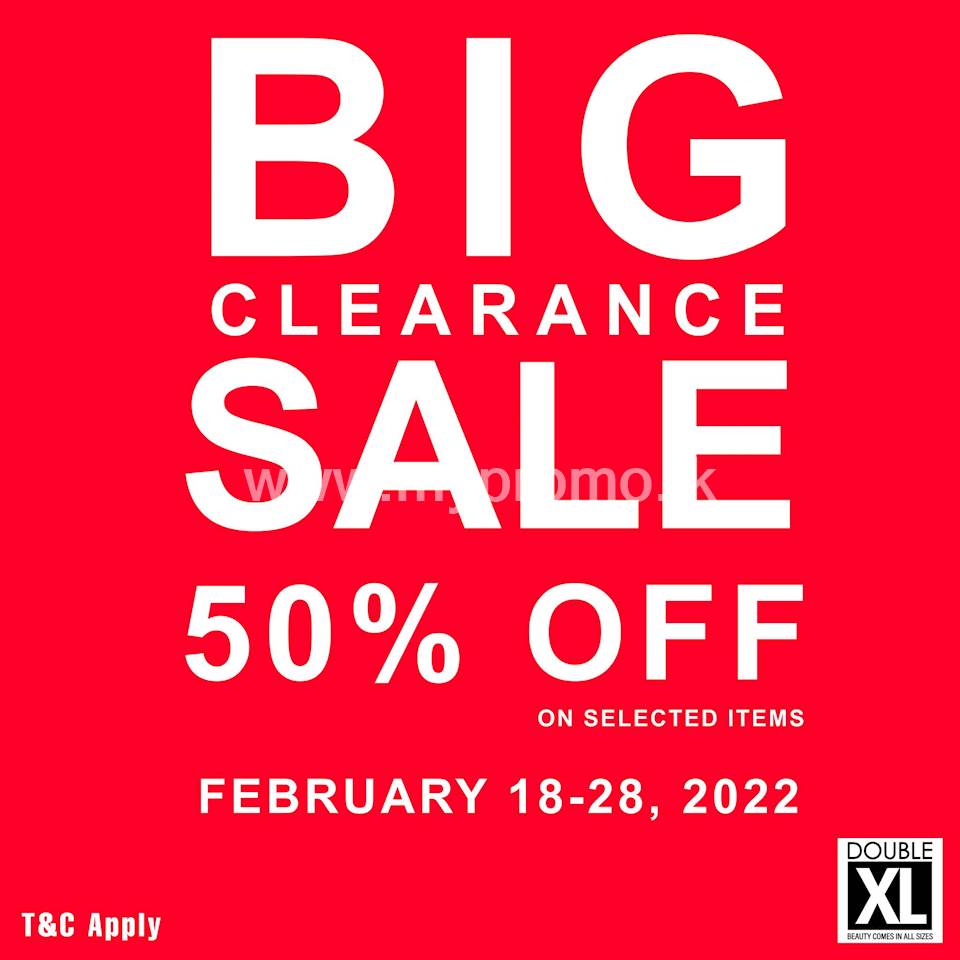 Double XL Big Sale