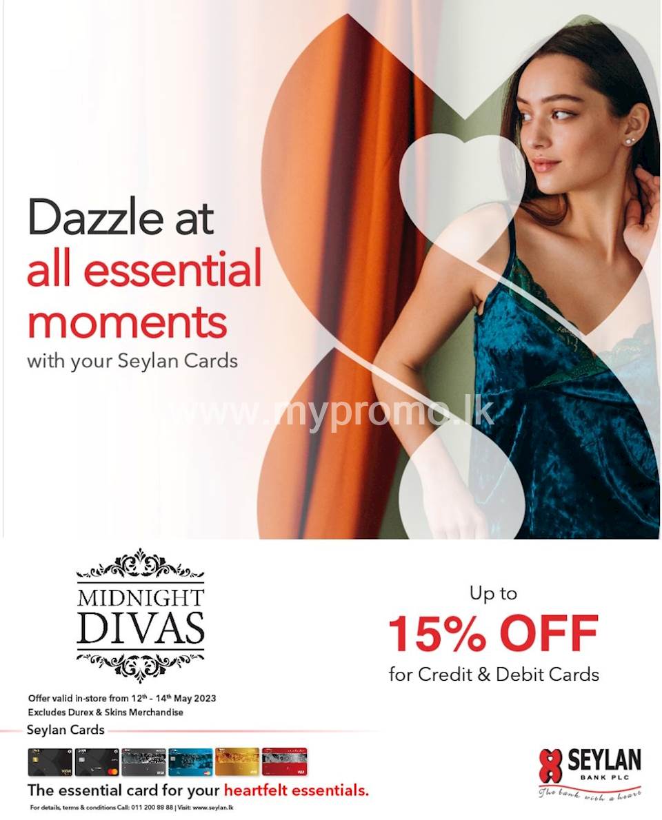 Enjoy up to 15% off on your purchases with your Seylan Credit and Debit ...