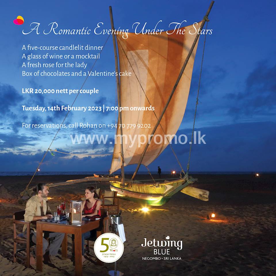 A Romantic Evening under the stars at Jetwing Blue | Jetwing Blue