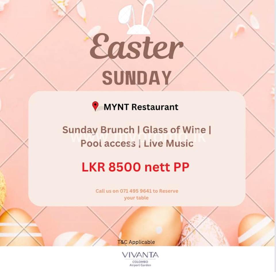 Easter Brunch at Vivanta Colombo