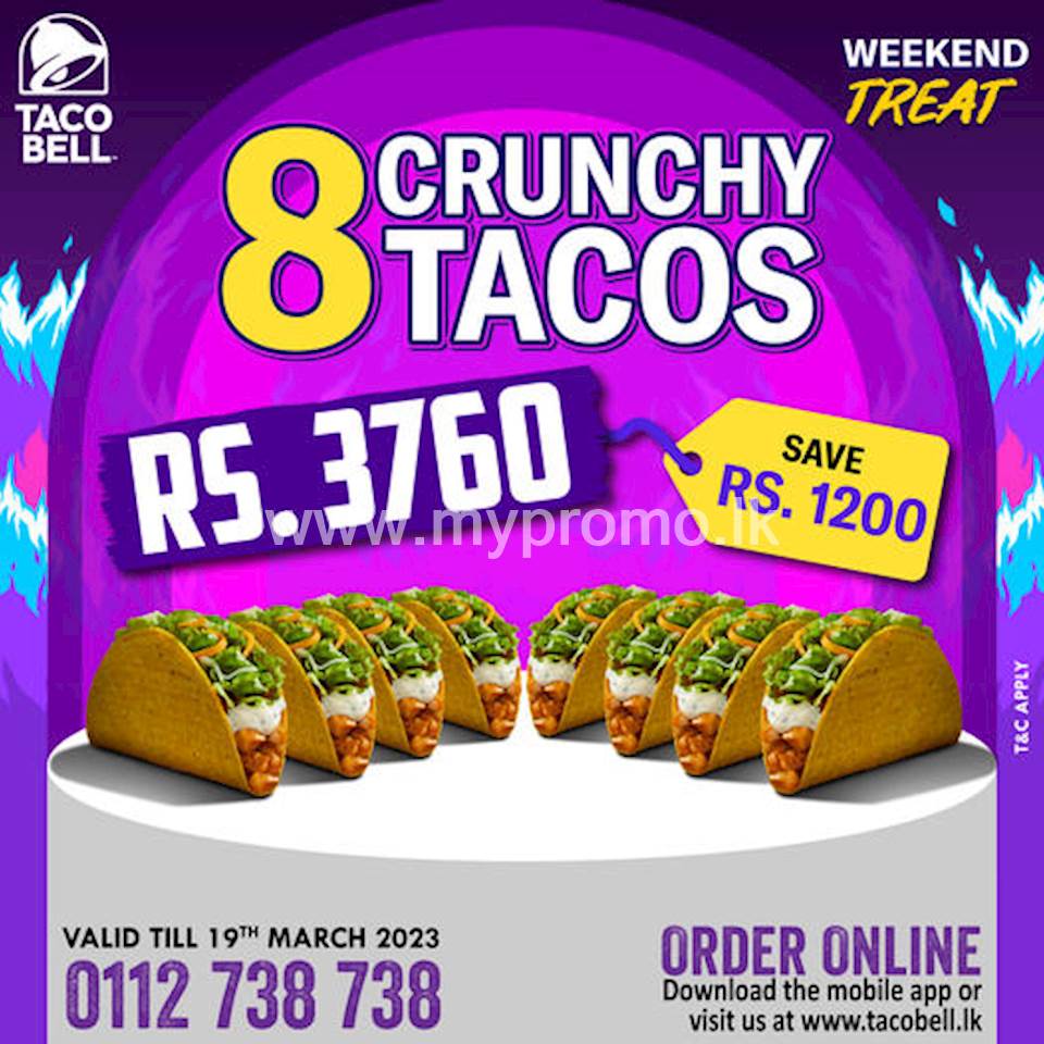 Treat your friends and family with a weekend treat from Taco Bell