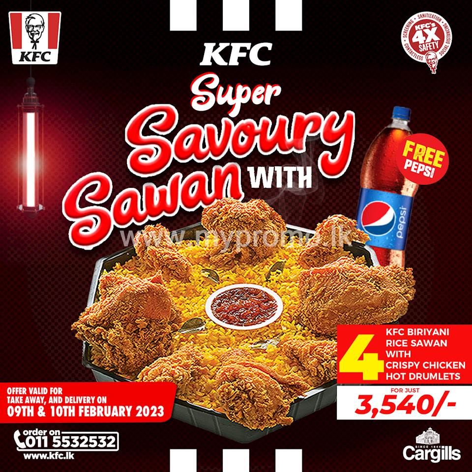 Get our crunchy delicious Super Savoury Sawan and a free Pepsi for Rs ...