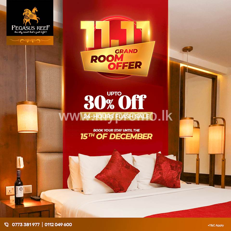 The grand 11. 11 deal of the day at Pegasus Reef | Pegasus Reef Hotel