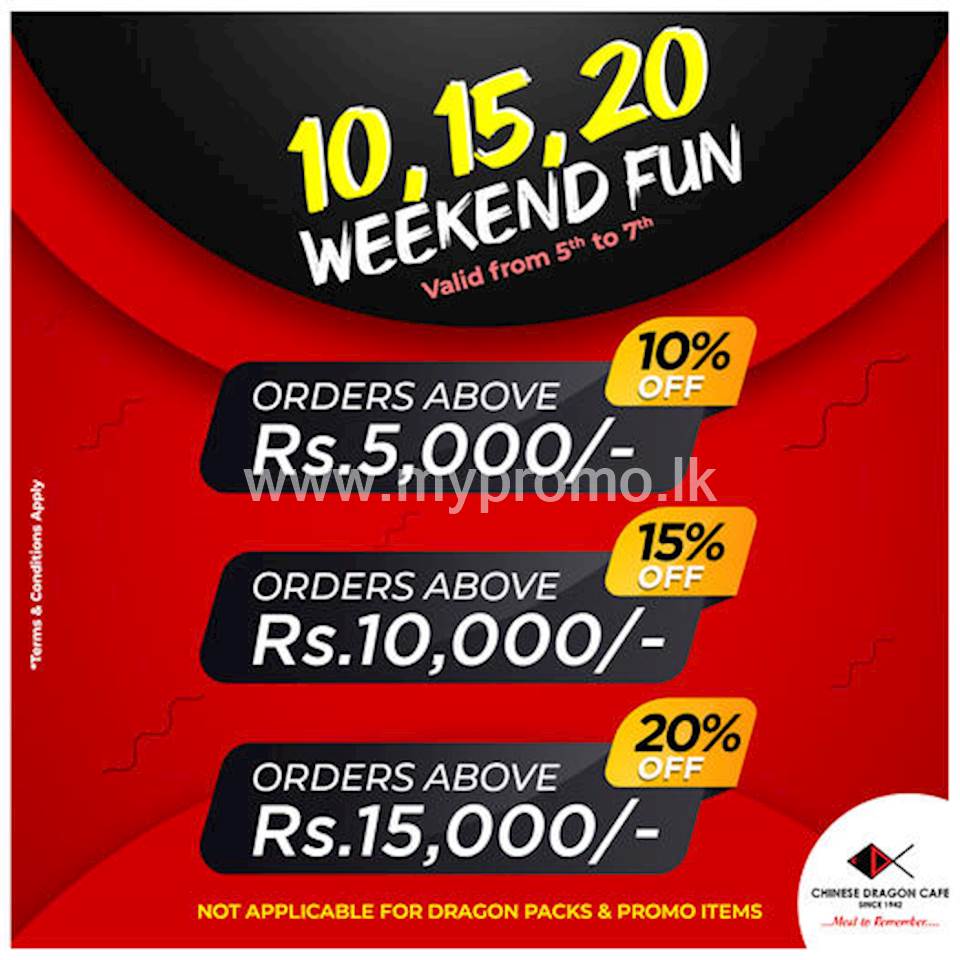 Amazing discount on your orders - 10% off, 15% off or 20% off at ...