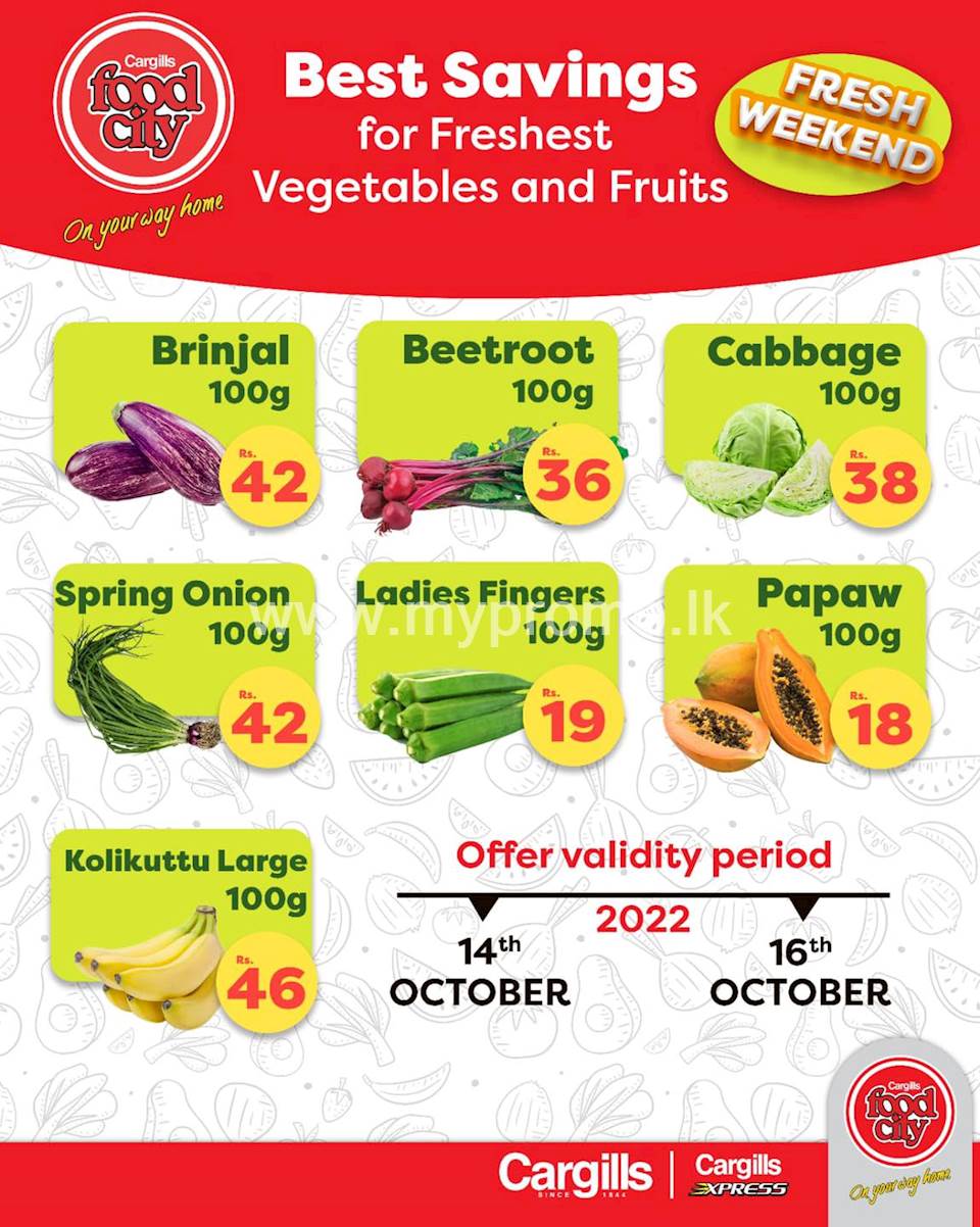 Buy Fresh Fruits and Vegetables at the Best Savings across Cargills ...