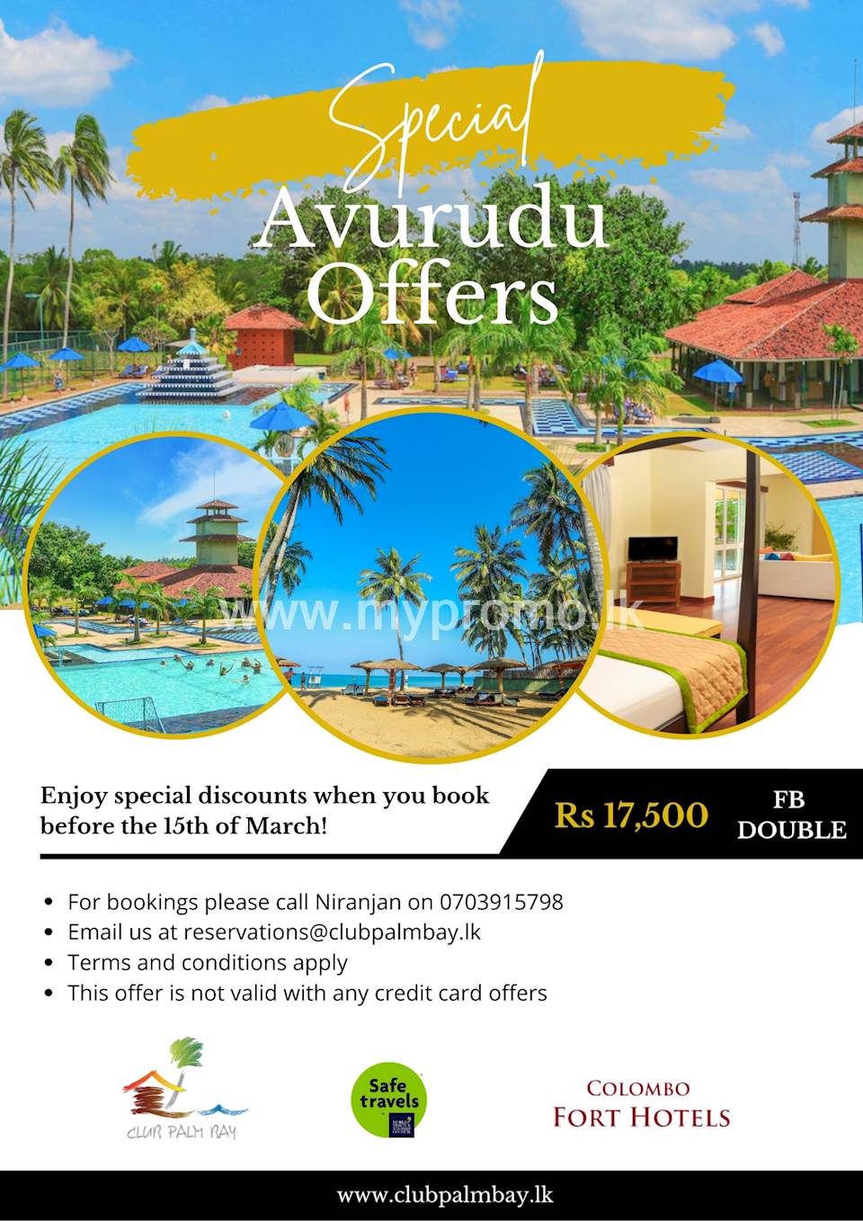 Special Avurudu offers at Club Palm Bay | Club Palm Bay