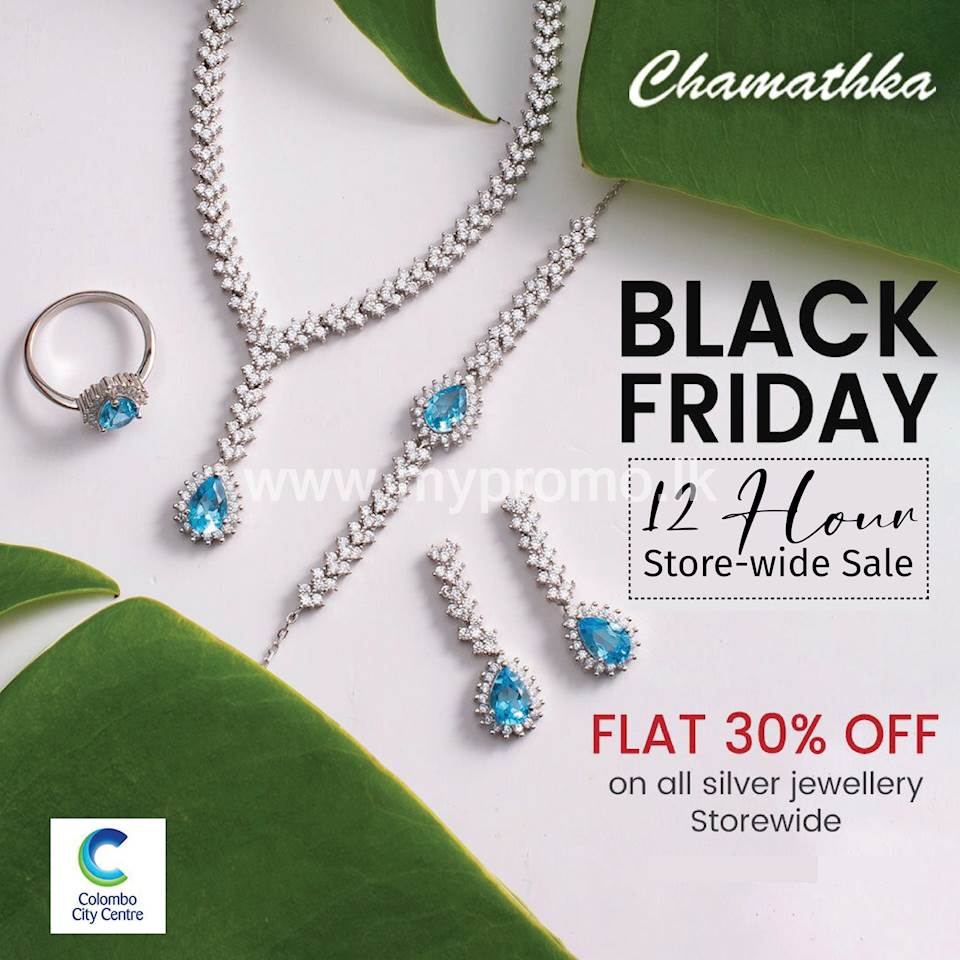 Flat 30% off on all Silver Jewellery Storewide at Chamathka, Colombo ...