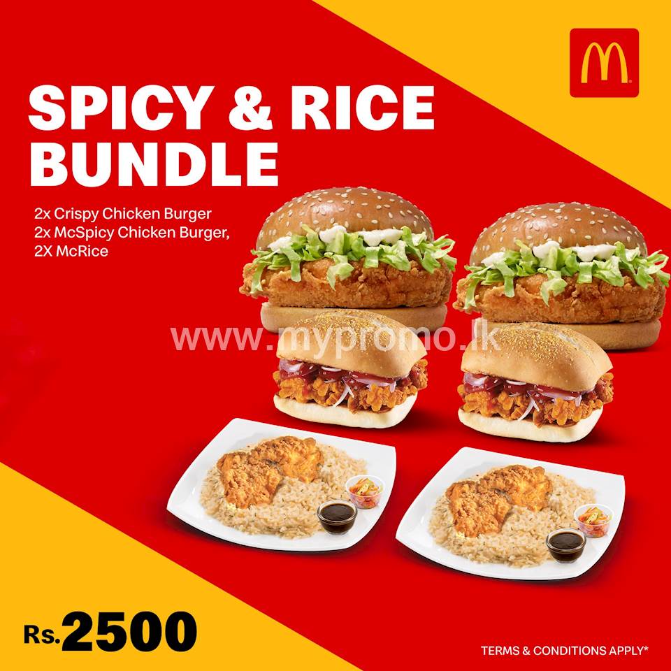 Spicy and Rice Bundle at McDonalds