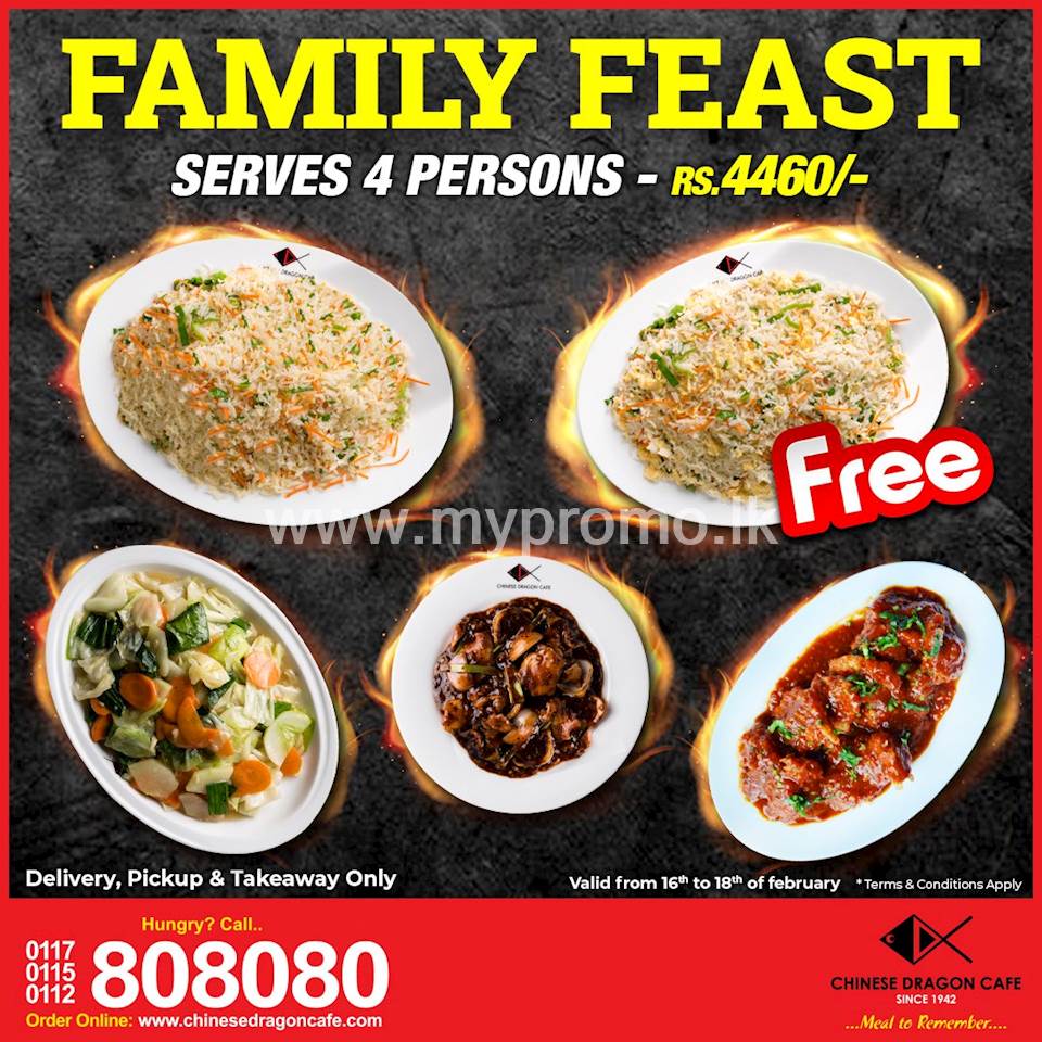 Family Feast at Chinese Dragon Cafe