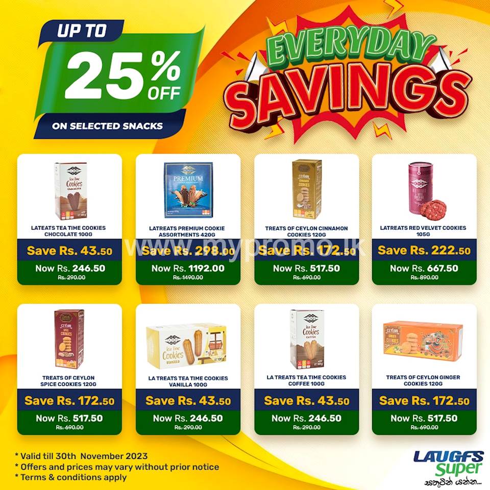 Get up to 25% Off on selected Snacks at LAUGFS Super | LAUGFS Supermarket