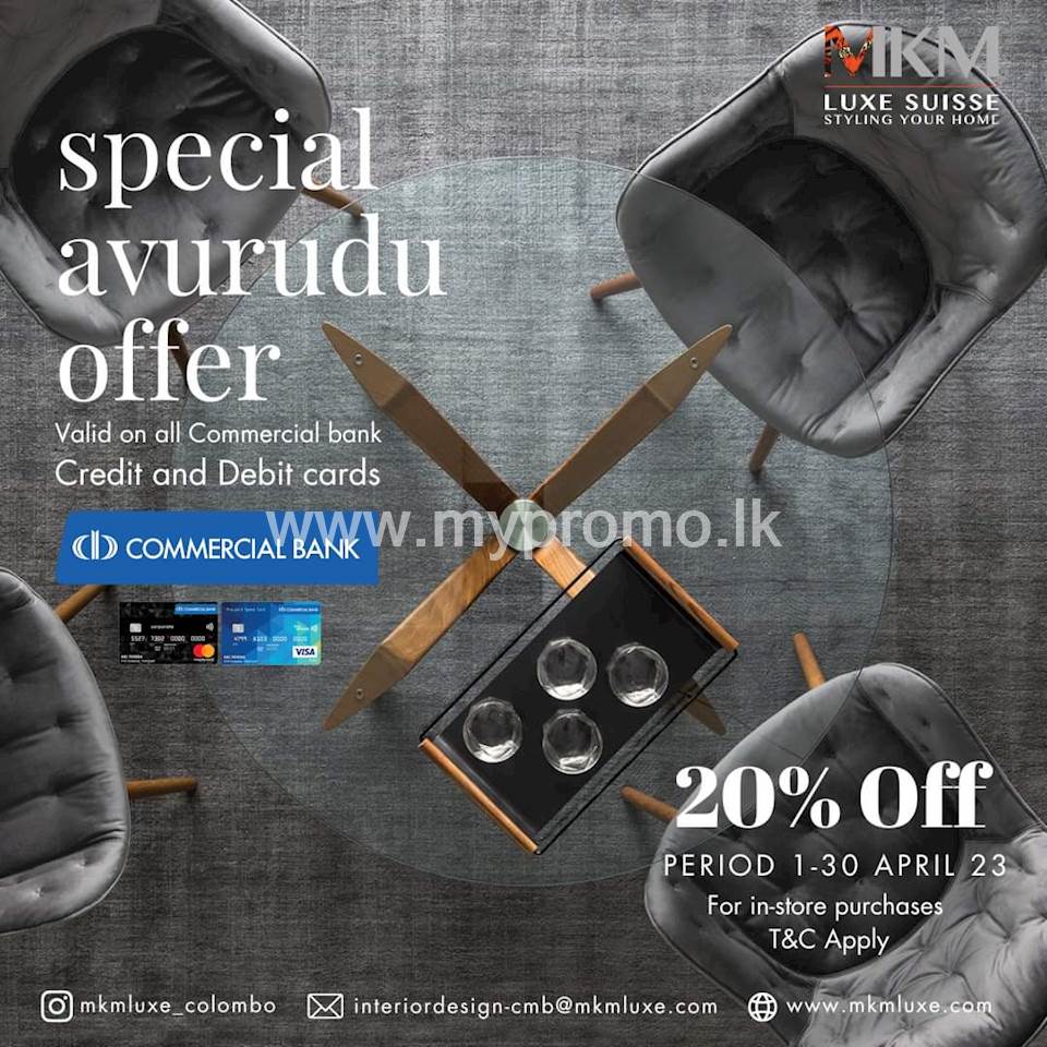 Special avurudu offer | MKM Luxe Suisse
