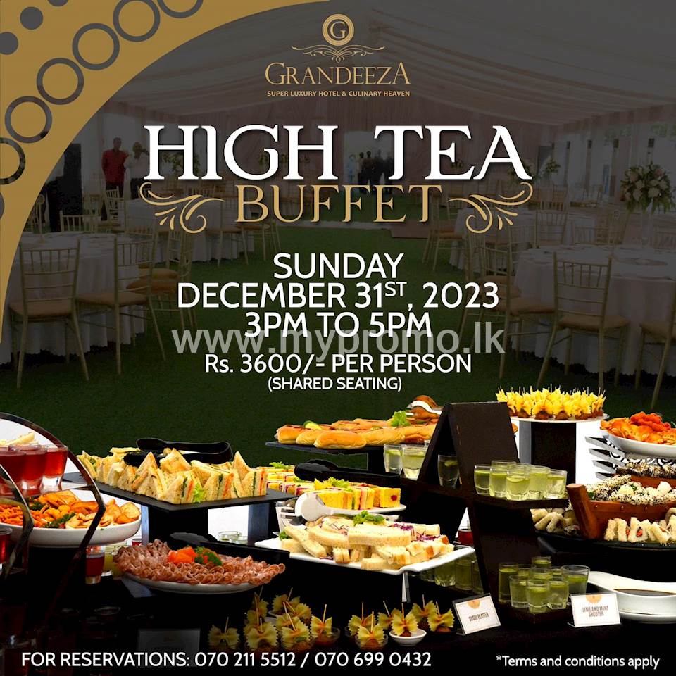 High Tea Buffet at GRANDEEZA