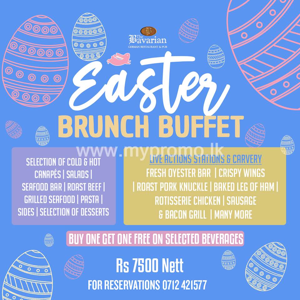 Easter Brunch Buffet at the Bavarian!