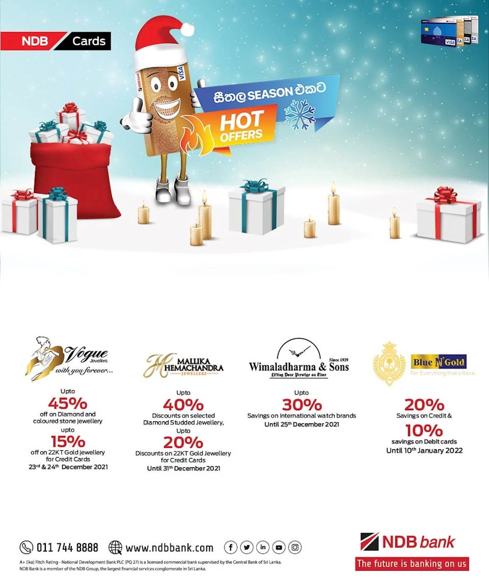 Enjoy the season with NDB Credit Cards