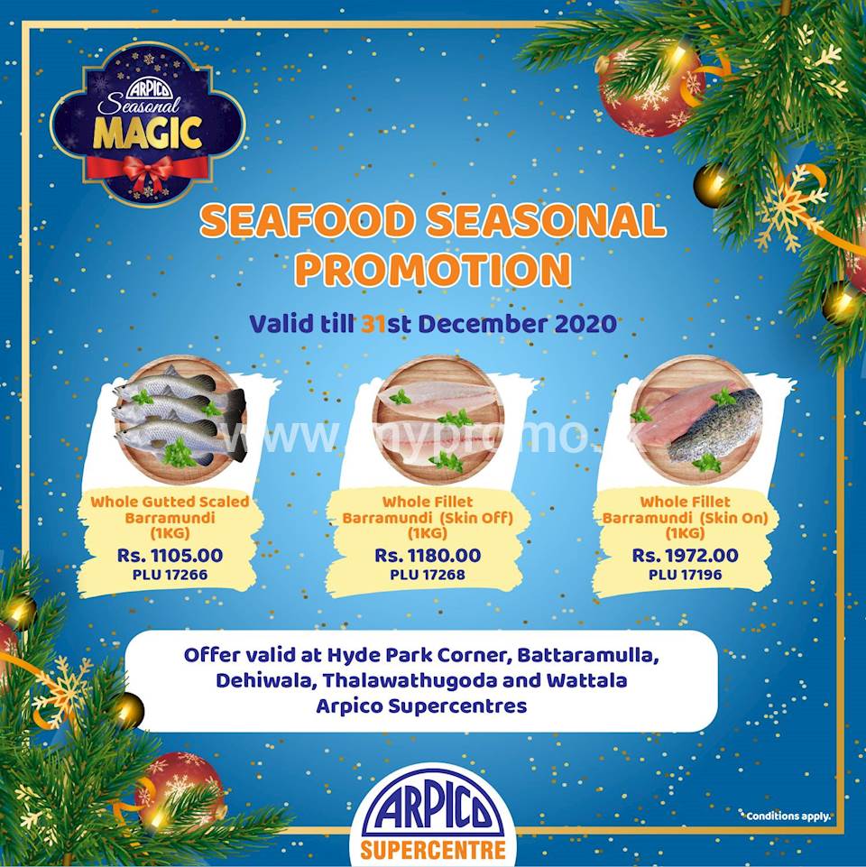 Seafood Seasonal Promotion at Arpico SuperCentre Seafood Seasonal Promotion at Arpico SuperCentre
