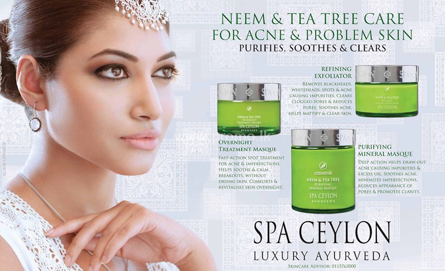 Neem and Tea Tree Care for Acne and Problem Skin from Spa Ceylon
