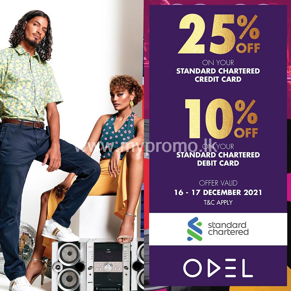 Enjoy up to 25% OFF on your Standard Chartered Bank credit and debit ...
