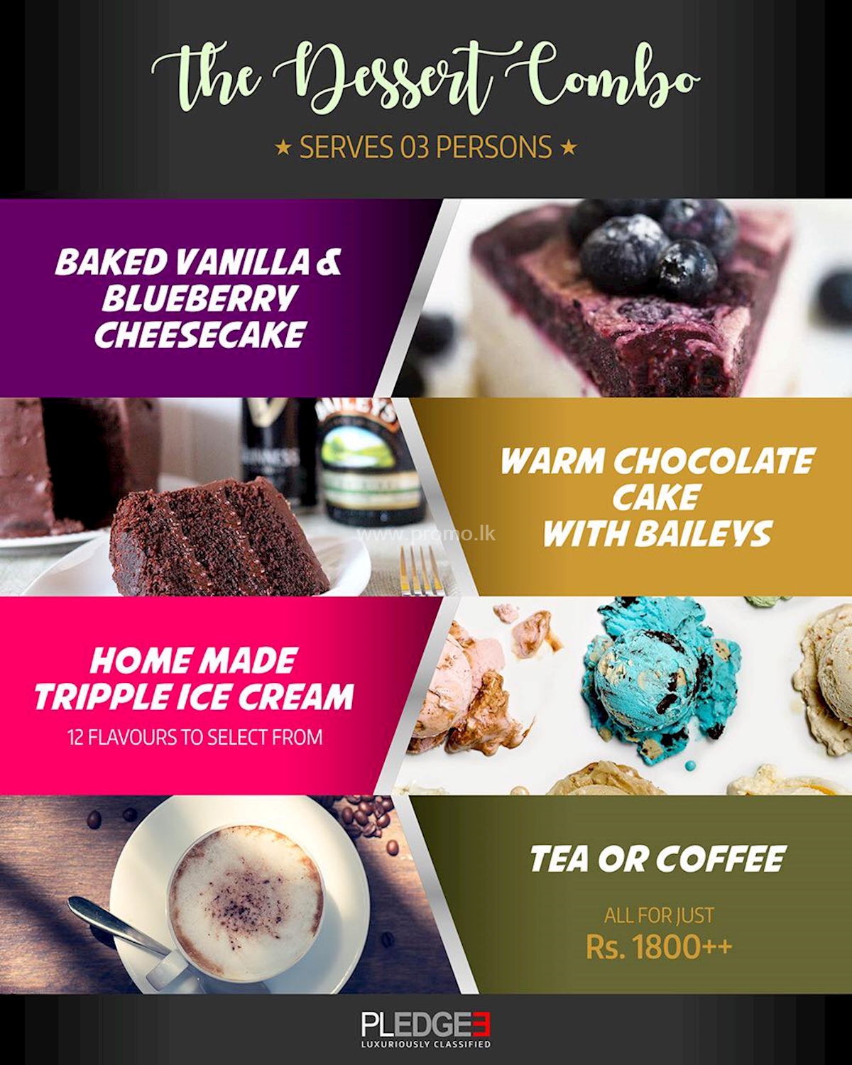 Give your sweet tooth a weekend workout at Pledge3